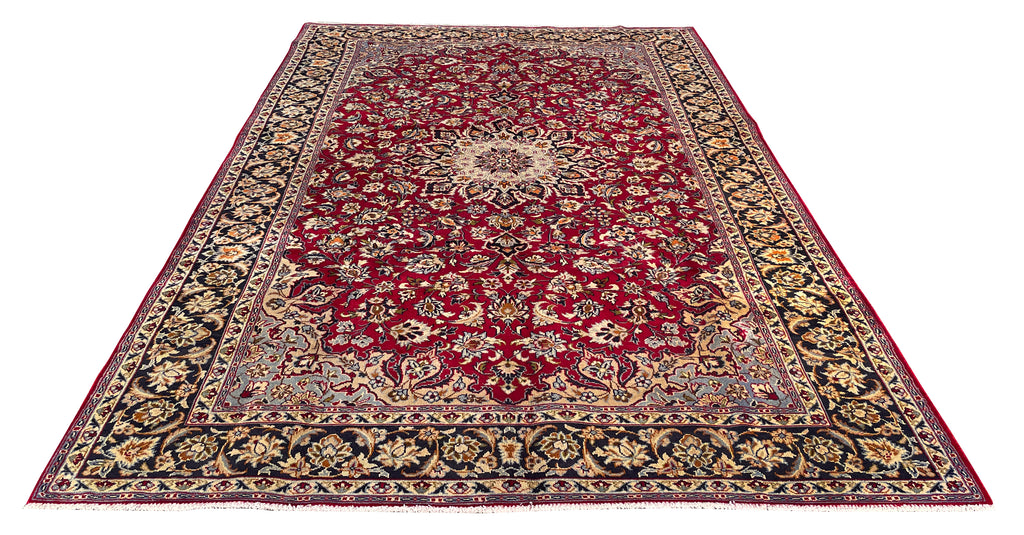 25785- Isfahan Persian Hand-Knotted Authentic/Traditional Carpet/wool ...